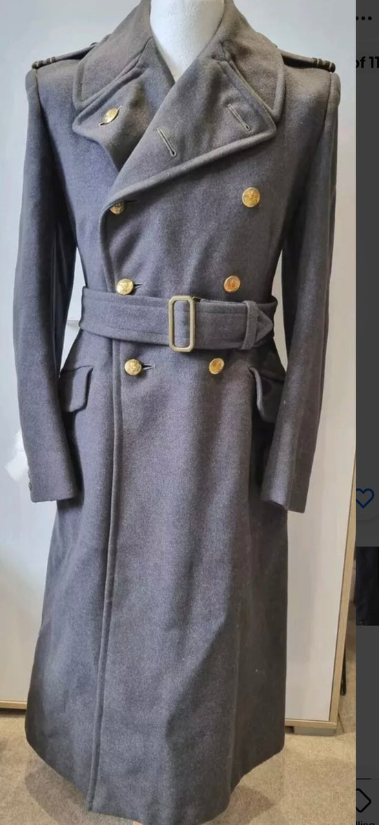 SOLD! WW2 Era RAF Officer’s Greatcoat – Peaks Militaria