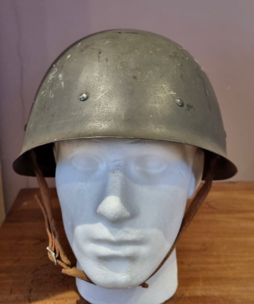 SOLD! WW2 Swedish M37 Helmet – Peaks Militaria
