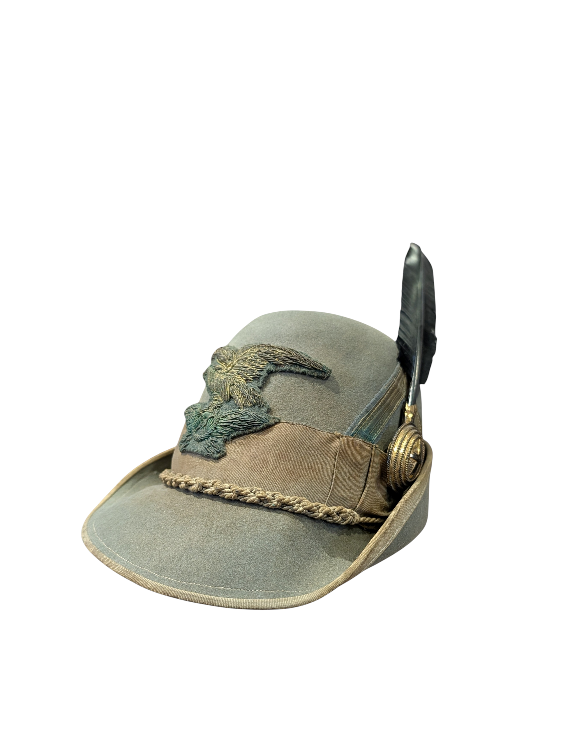 SOLD! Late 1940s Italian Army Enlisted Man's Alpini Autieri Cap with N ...